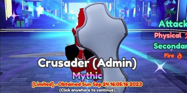 Beli Unit Crusader (Admin) / Heathcliff Evo Good Stats | Unit Mythic ...