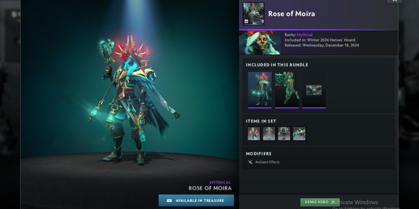 Buy Item Gift "Rose of Moira (Dead Bundle Winter 2024 Heroes Hoard ...
