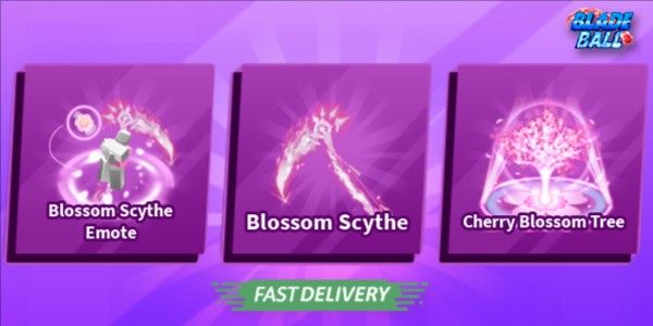 Buy Limited Swords Blossom Scythe Set (Sword, Emote, Explosion) Blade ...