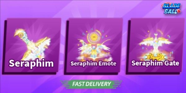 Buy Limited Swords Seraphim Set (Sword, Emote, Explosion) Blade Ball ...