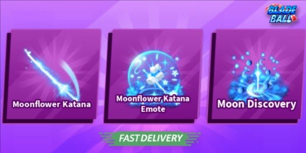 Buy Limited Swords Moonflower Katana Set (Sword, Emote, Explosion ...