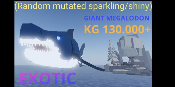 Beli Fish SPARKLING/SHINY GIANT MEGALODON Fisch Terlengkap dan Termurah ...