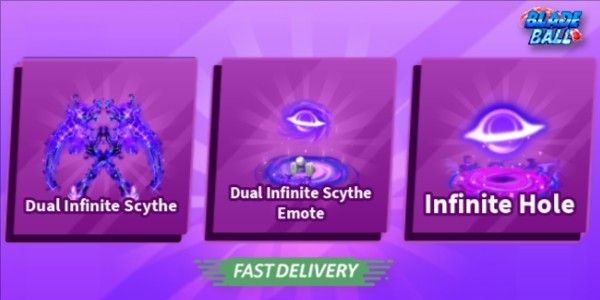 Buy Limited Swords Dual Infinite Scythe Set (Sword, Emote, Explosion ...