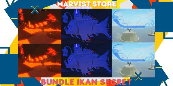 Beli Fish BUNDLE CALM ZONE (MAGMA LEVIATHAN + FROZEN LEVIATHAN ...
