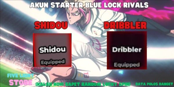 Buy Account Akun Shidou (Style) + Dribbler (Flow) Blue Lock Rivals ...