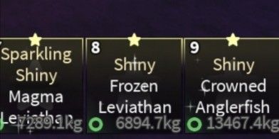 Beli Fish Levianthan Magma, Levianthan Frozen, Crown Angler fish 1 ...