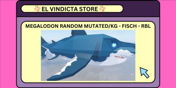 Buy Fish MEGALODON RANDOM MUTATED/KG - FISCH - RBL Fisch 3332921 | itemku
