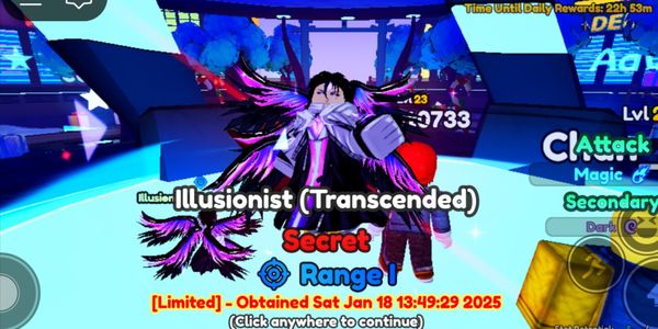 Buy Account Akun Secret Illusionist Transcended/Aizen Good Trait Good ...