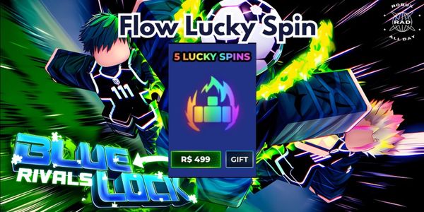 Buy Gamepass 5 Lucky Spin Flow Blue Lock Rivals 3274580 | itemku