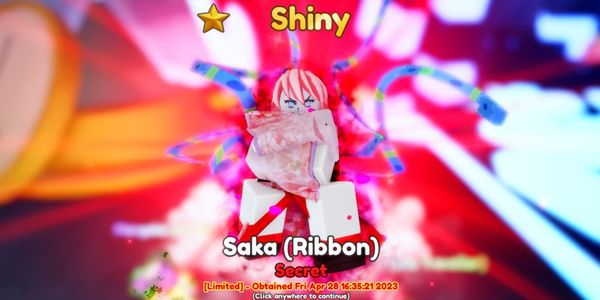 Beli Unit Shiny Saka (Ribbon) - Daky/Daki Evo || Anime Adventures AA ...