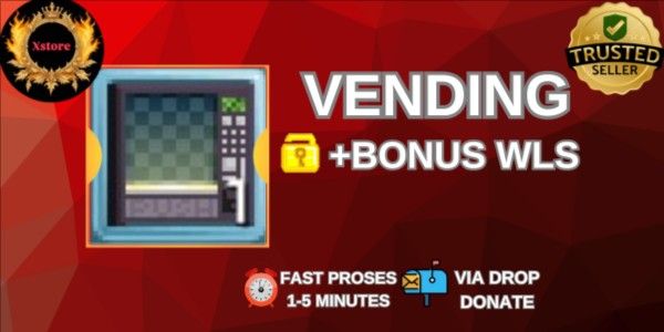Buy Item Vending Machine + WLS Bonus Growtopia 3173806 | itemku