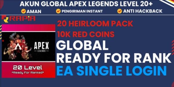 Buy Account Apex Level 20+ - Ready Rank - 20 Heirloom Pack - 10K Red ...