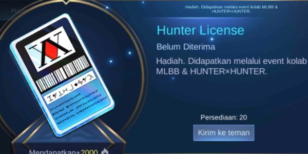 Buy Gift Item Hunter license Mobile Legends 3274979 | itemku