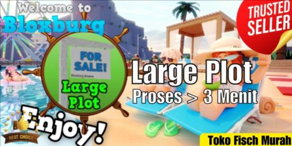 Buy Gamepass Large Plot Bloxburg 3334018 Itemku