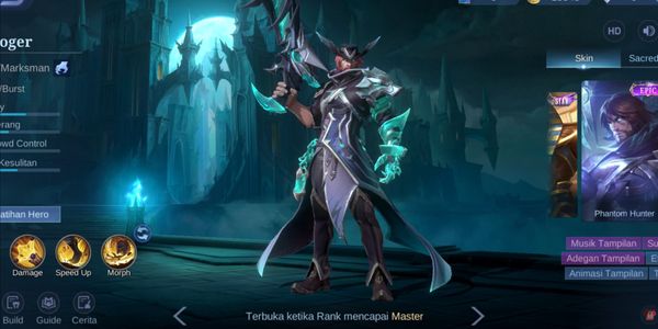 Beli Skin Phantom Hunter (Epic Skin Roger) Mobile Legends Terlengkap ...