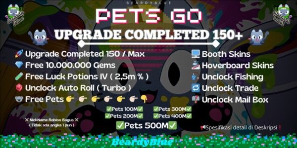 Beli Akun Account Pets Go | Upgrade Completed 150+ | Unlocked Trade ...