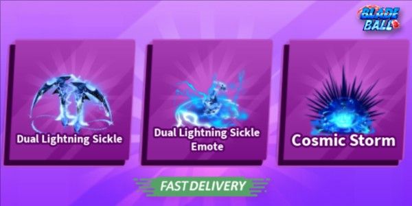 Buy Limited Swords Dual Lightning Sickle Set (Sword, Emote, Explosion ...