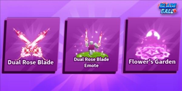 Buy Limited Swords Dual Rose Blade Set (Sword, Emote) Blade Ball ...