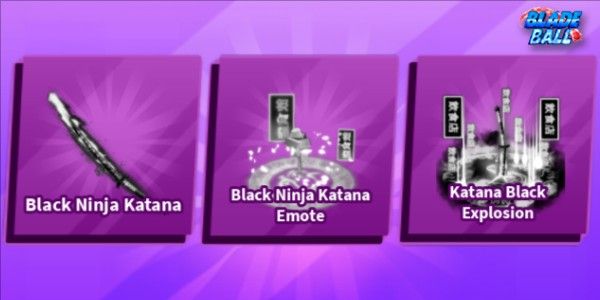 Buy Limited Swords Black Ninja Katana Blade Ball Blade Ball 2976265 ...