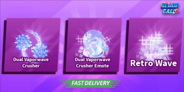 Buy Limited Swords Dual Vaporwave Crusher Set (Sword, Emote, Explosion ...
