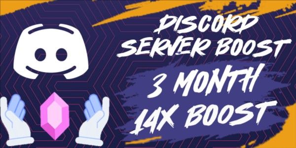 Buy Server Boost Discord Server Boost 3 Months Discord 3360533 | itemku
