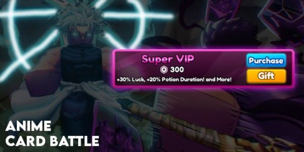 Buy Gamepass Super VIP Anime Card Battle 3257146 | itemku