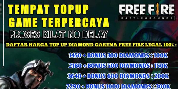 Beli Item TOP UP 7290 + BONUS 1000 DIAMOND FREE FIRE / DIAMOND FF / DM ...
