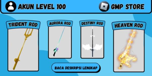 Buy Account Akun Level 100 | Trident Rod + Heaven Rod Fisch 3284064 ...