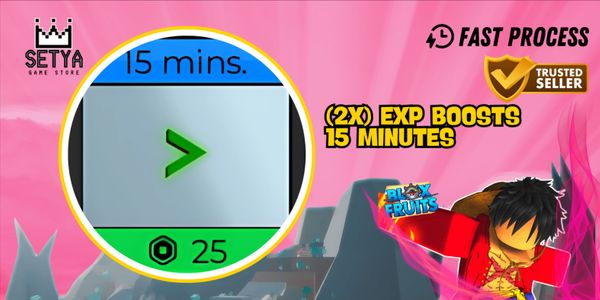 Buy Gamepass 2x EXP Boosts (15 Menit) Blox Fruits 2633158 | itemku