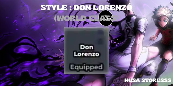 Buy Account Blue Lock Rivals - Don Lorenzo Style Blue Lock Rivals ...