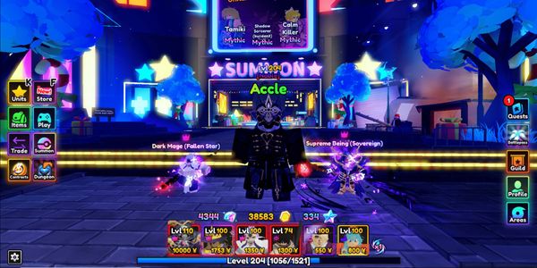 Buy Account Akun 3 Unique: Unique Ainz, Unique Dark Mage, and Unique ...