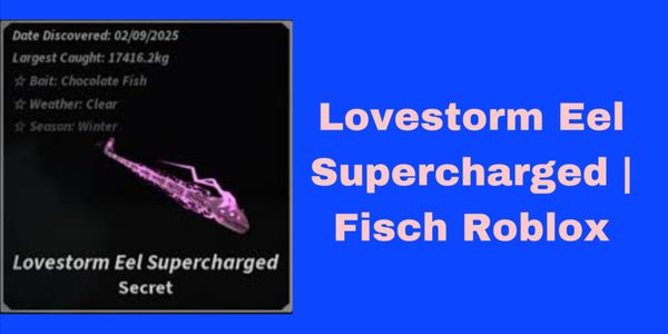 Beli Fish Lovestorm Eel Supercharged Sparkling Shiny | Fisch RBL Fisch ...