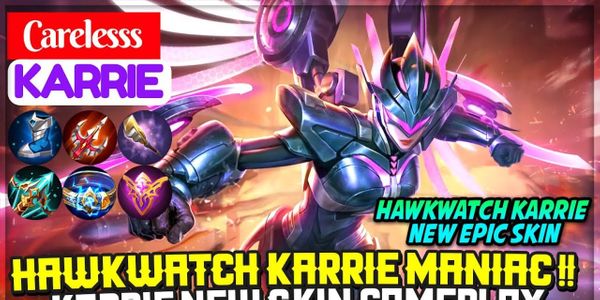 Beli Skin SKIN MOBILE LEGENDS KARRIE HAWKWATCH ( EPIC LUCKY BOX SKIN ...