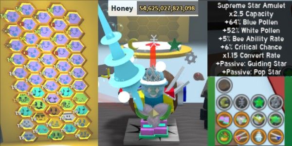 Buy Account 50 BEE BLUE HIVE LVL 16-17 Bee Swarm Simulator 3058451 | itemku