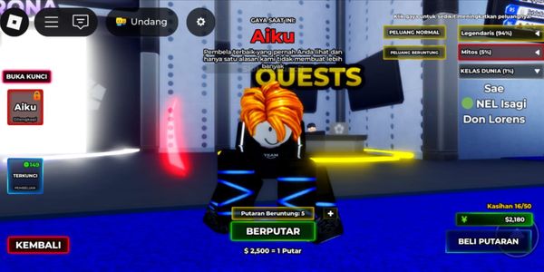 Buy Account Aiku Blue Lock Rivals 3389299 | itemku