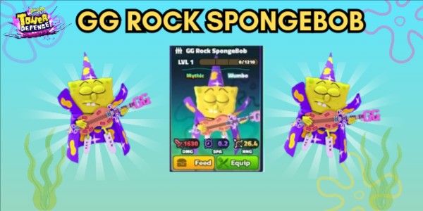 Buy Unit GG Rock SpongeBob SpongeBob Tower Defense 3387316 | itemku