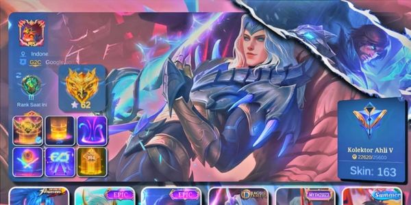 Buy Account Mobile Legends Luxury Skin Mobile Legends 3398134 | itemku