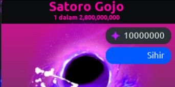 Buy Mount Mount RNG - Satoru Gojo Mount RNG 3397163 | itemku