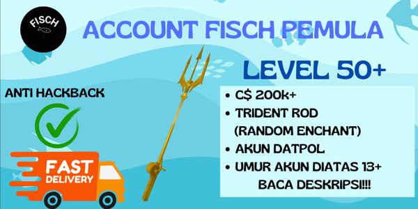 Buy Account AKUN FISCH LVL 50+ Fisch 3254323 | itemku