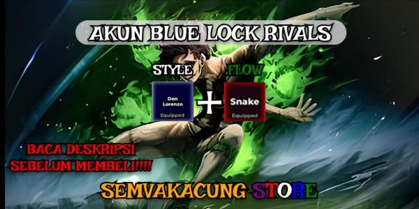 Buy Account Akun Blue Lock Rivals - Don Lorenzo Style + SNAKE Flow Blue ...
