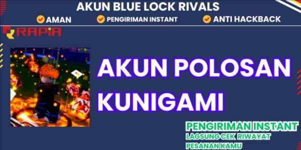 Buy Account Akun Blue Lock Rivals Polosan KUNIGAMI Style Blue Lock ...