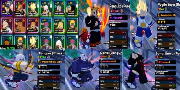 Buy Account Akun Unit Rengoku Evo Monarch, Sjw Evo Eternal, Obito Evo ...