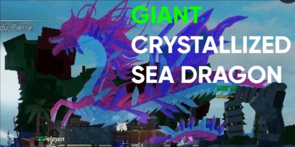 Buy Fish GIANT CRYSTALLIZED SEA DRAGON !! Fisch 3422708 | itemku