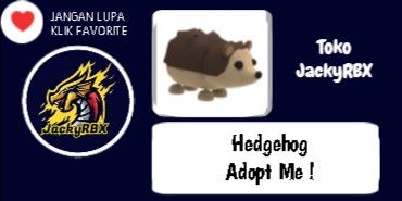 Buy Pet Hedgehog Adopt Me Trading Hub 3426033 | itemku