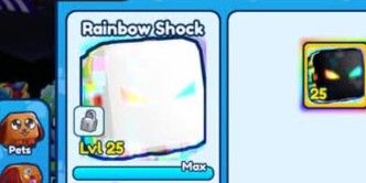 Buy Item "Rainbow Shock (Level Max) Bubblegum Simulator Infinity ...