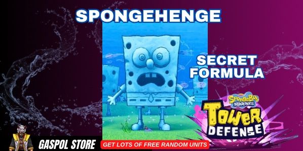 Buy Unit Spongehenge (Secret Formula) SpongeBob Tower Defense 3428062 ...
