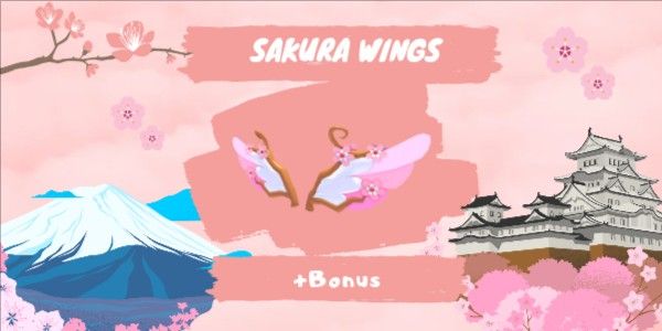 Buy Item Sakura Wings Cherry Blossom Festival (2025) + Bonus Adopt Me ...