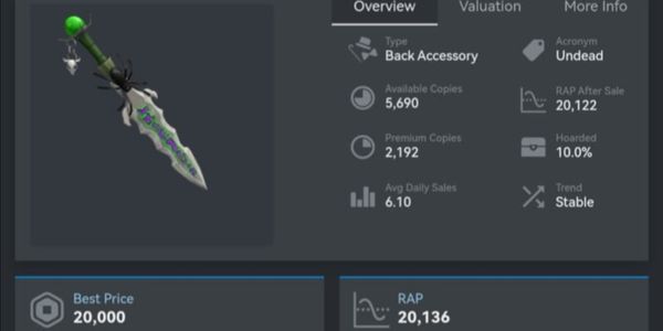 Buy Item Infernal Undead Immortal Sword (Undead) | Limited item - Value ...