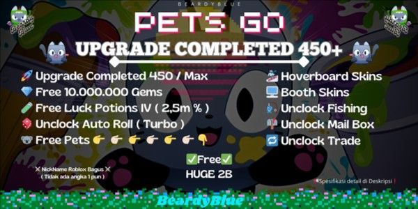 Buy Account Pets Go Account | Upgrade Completed 450+ | Unlocked Trade ...
