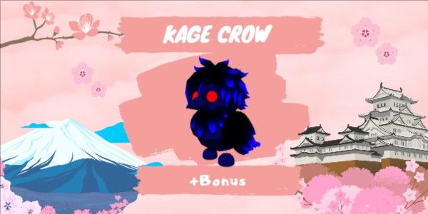 Buy Pet Kage Crow Cherry Blossom Festival (2025) + Bonus Adopt Me ...